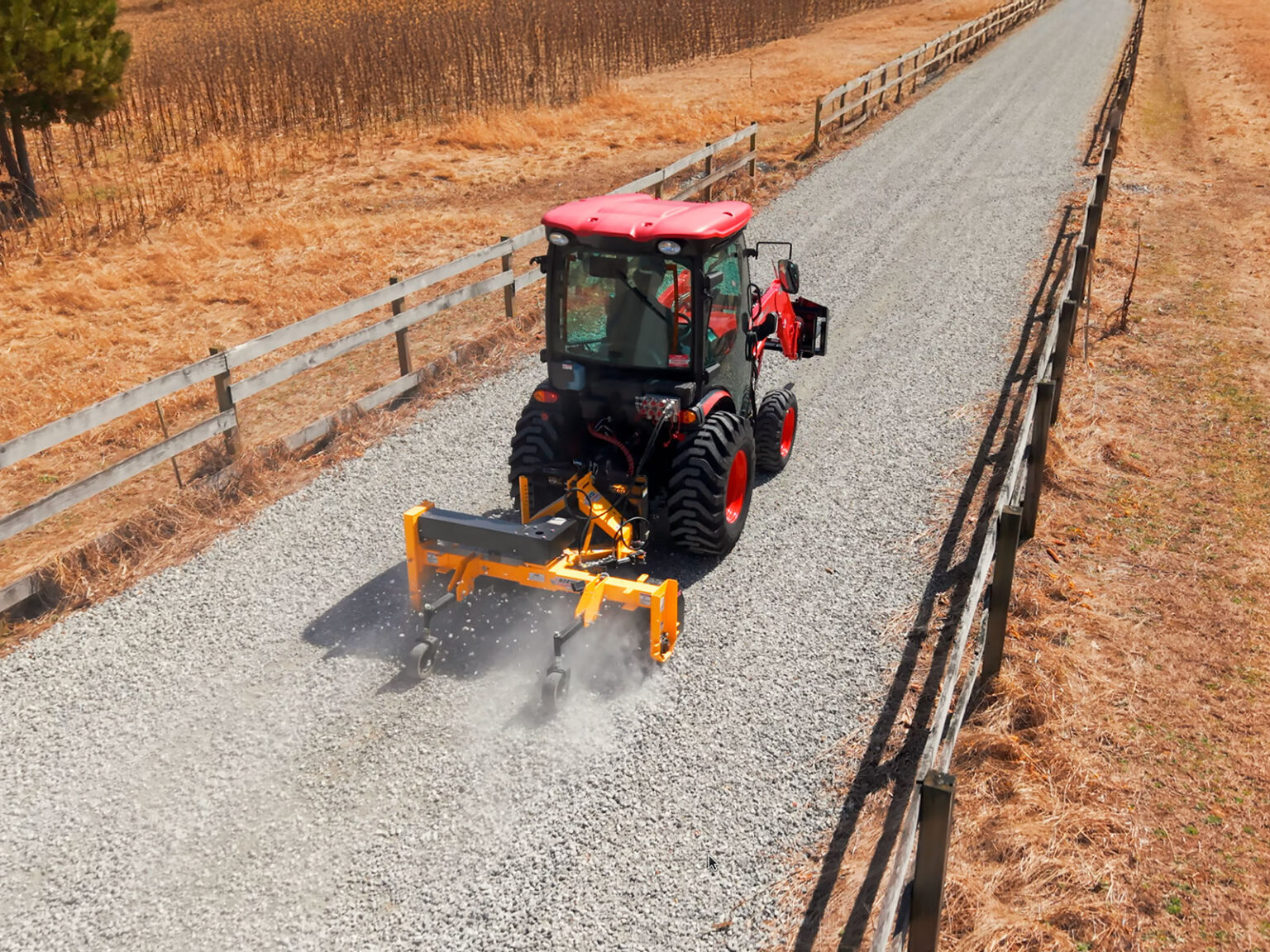 3-Point Power Rake for Tractors | Nortec Raptor Soil Processor