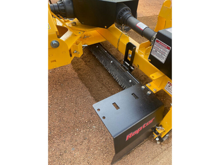 3-Point Power Rake for Compact Tractors | Nortec Raptor Soil Processor