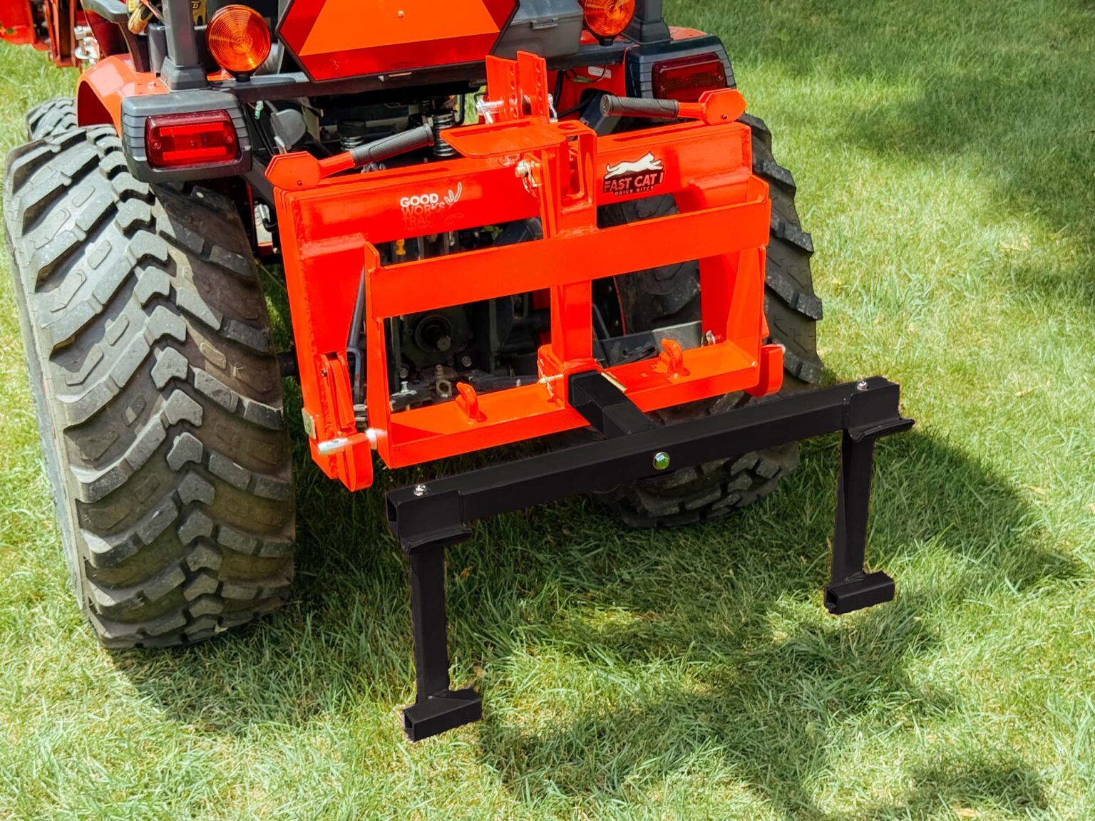 Trash Can Hauler for 2″ Trailer Hitch | Good Works Tractor