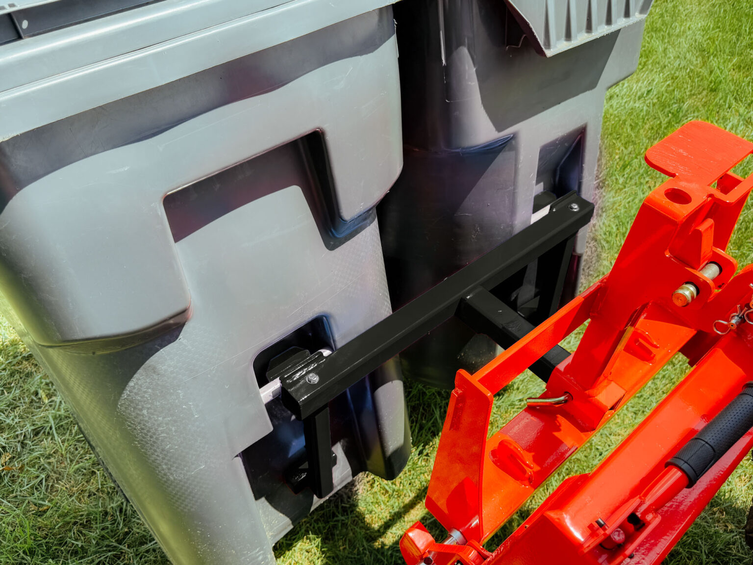 Trash Can Hauler for 2″ Trailer Hitch | Good Works Tractor