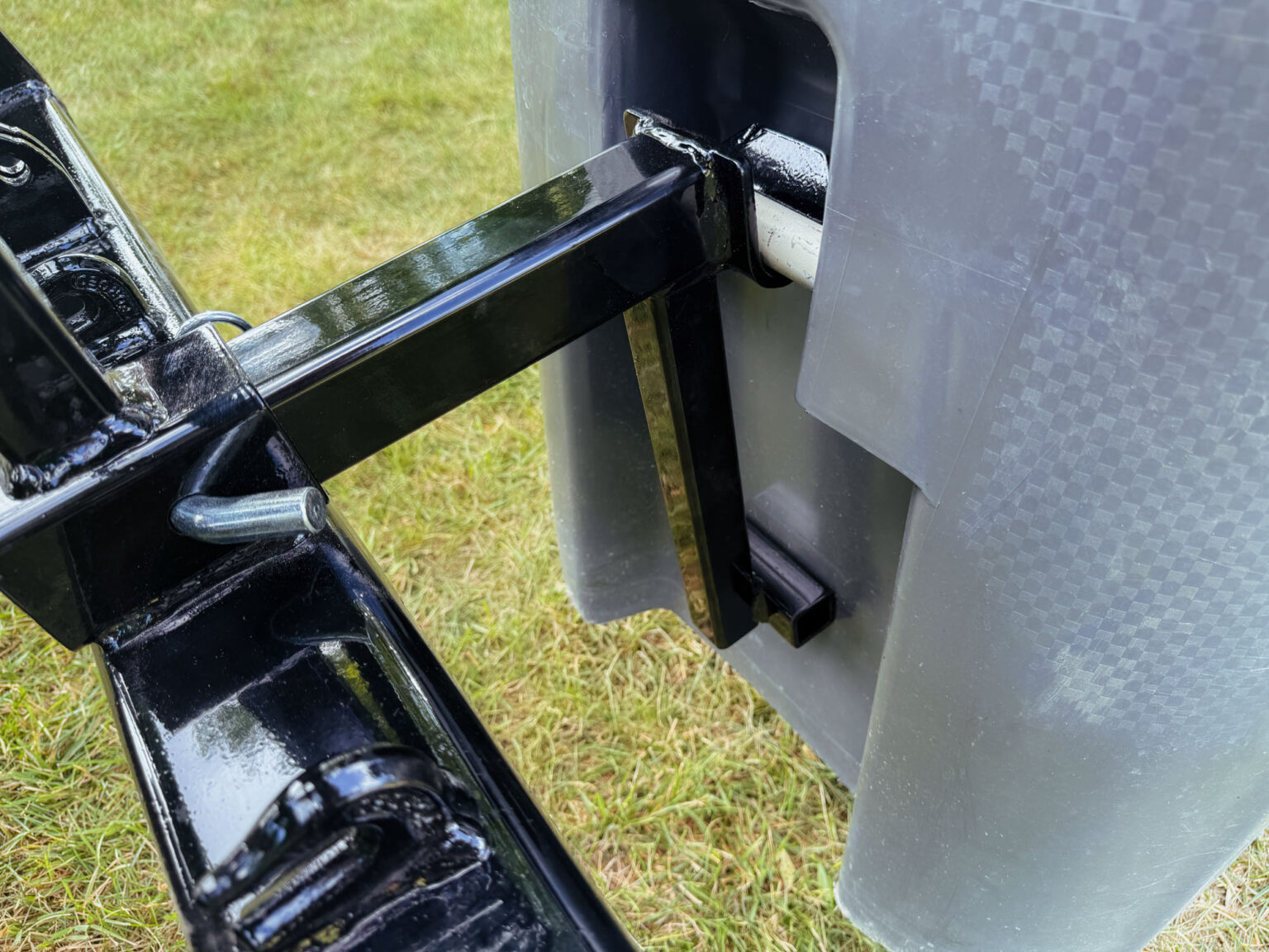 Trash Can Hauler for 2″ Trailer Hitch | Good Works Tractor