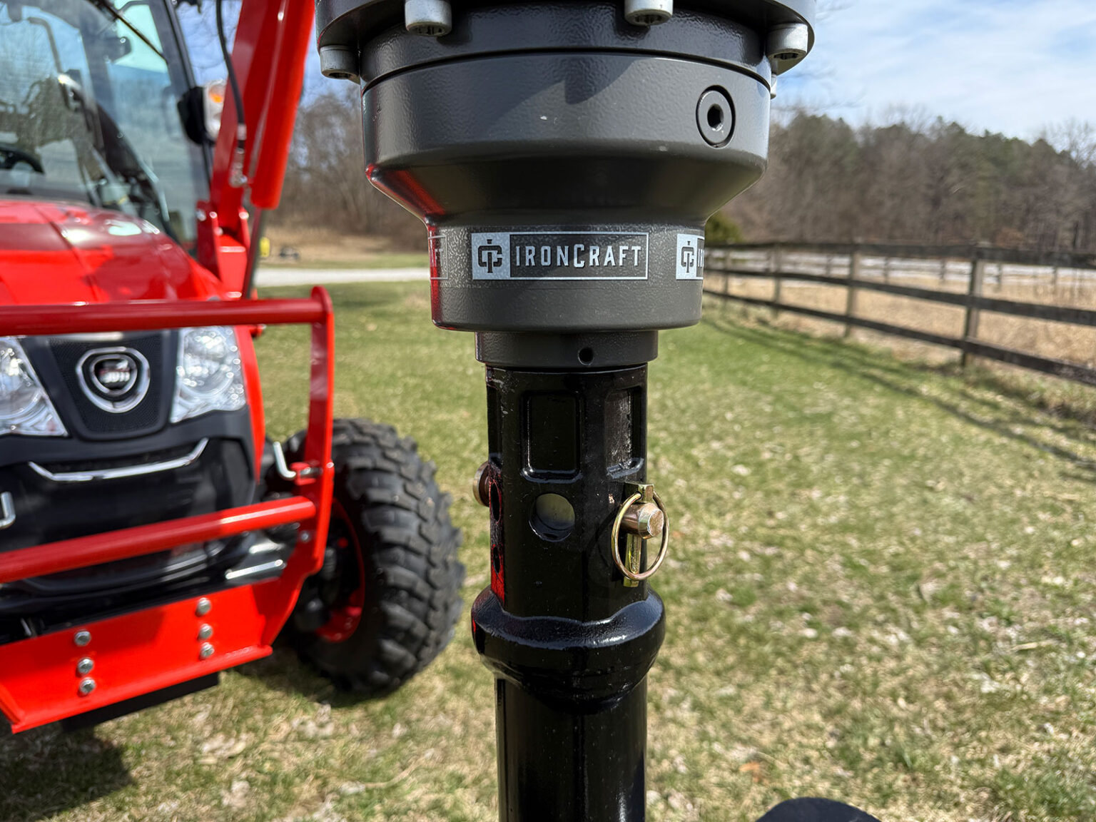 Hydraulic Auger Drive & Post-Hole Digger | IronCraft