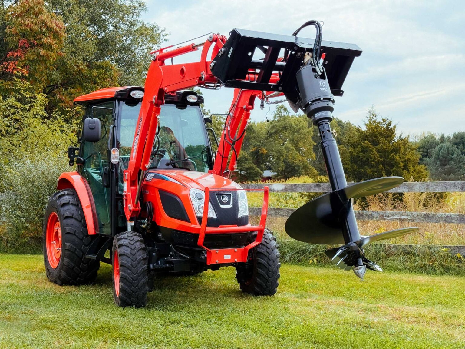 Hydraulic Auger Drive & Post-Hole Digger | IronCraft
