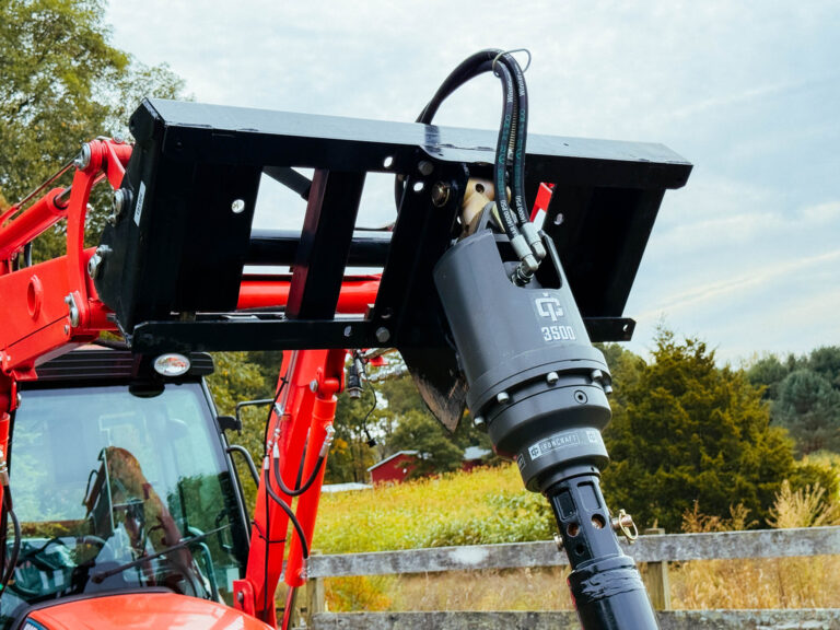 Hydraulic Auger Drive & Post-Hole Digger | IronCraft