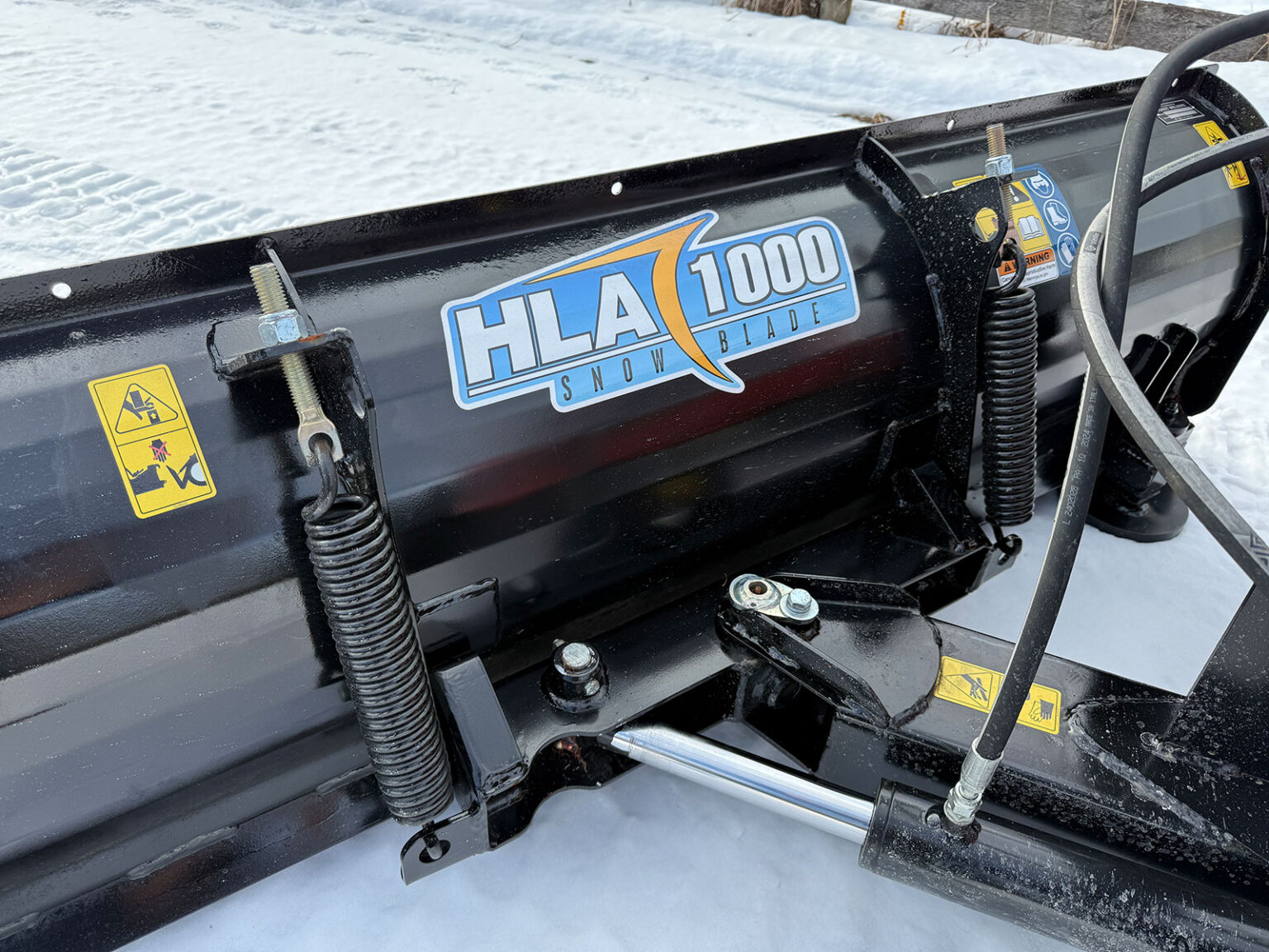 Angled Snow Plow for Tractors — Heavy Duty for SSQA or JDQA