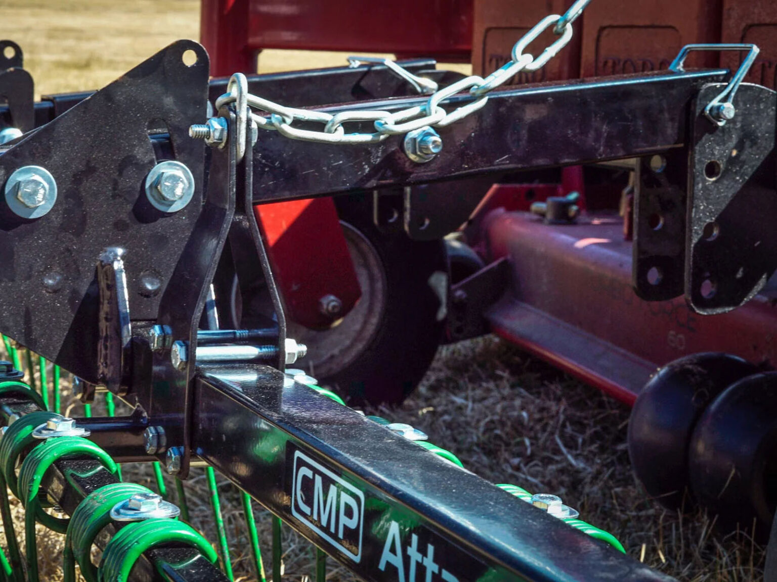 Front-Mount Dethatcher for Zero Turns | CMP Attachments