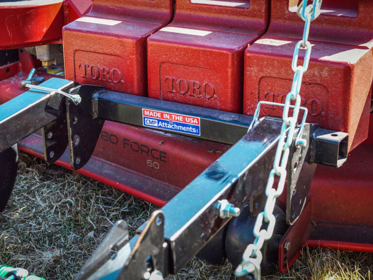 Front-Mount Dethatcher for Zero Turns | CMP Attachments