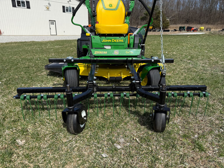 Front-Mount Dethatcher for Zero Turns | CMP Attachments