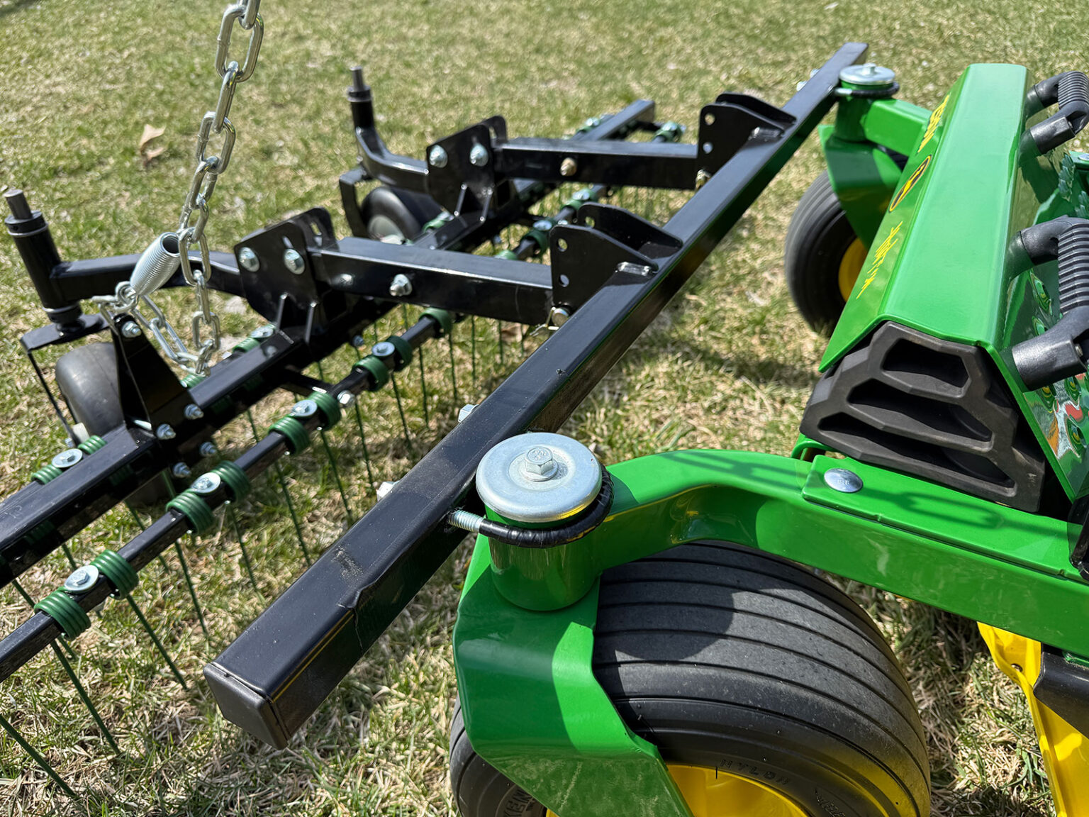 Front-Mount Dethatcher for Zero Turns | CMP Attachments