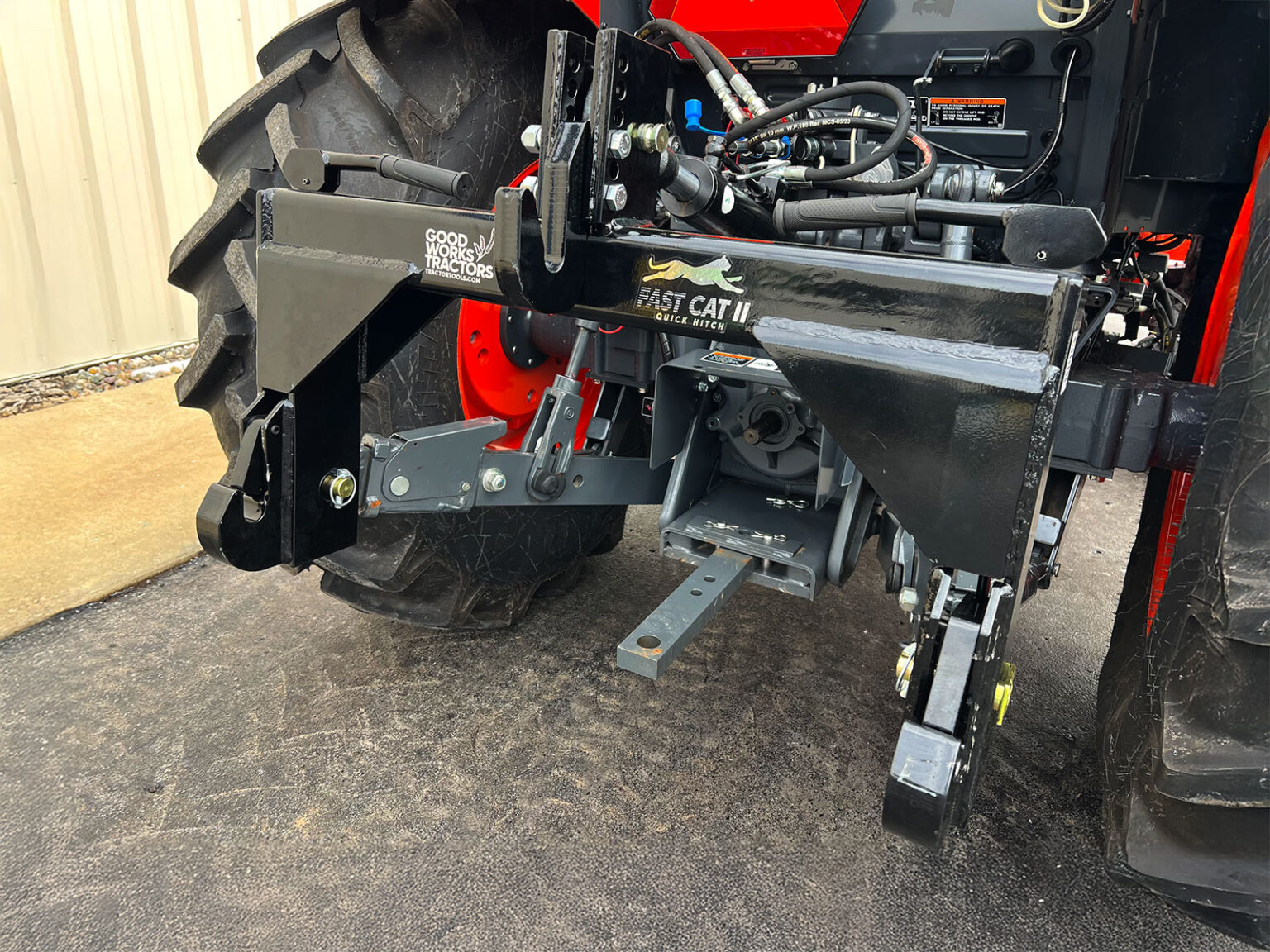 Quick Hitch for Tractors, Category II 3-Point | GWT Fast CAT II