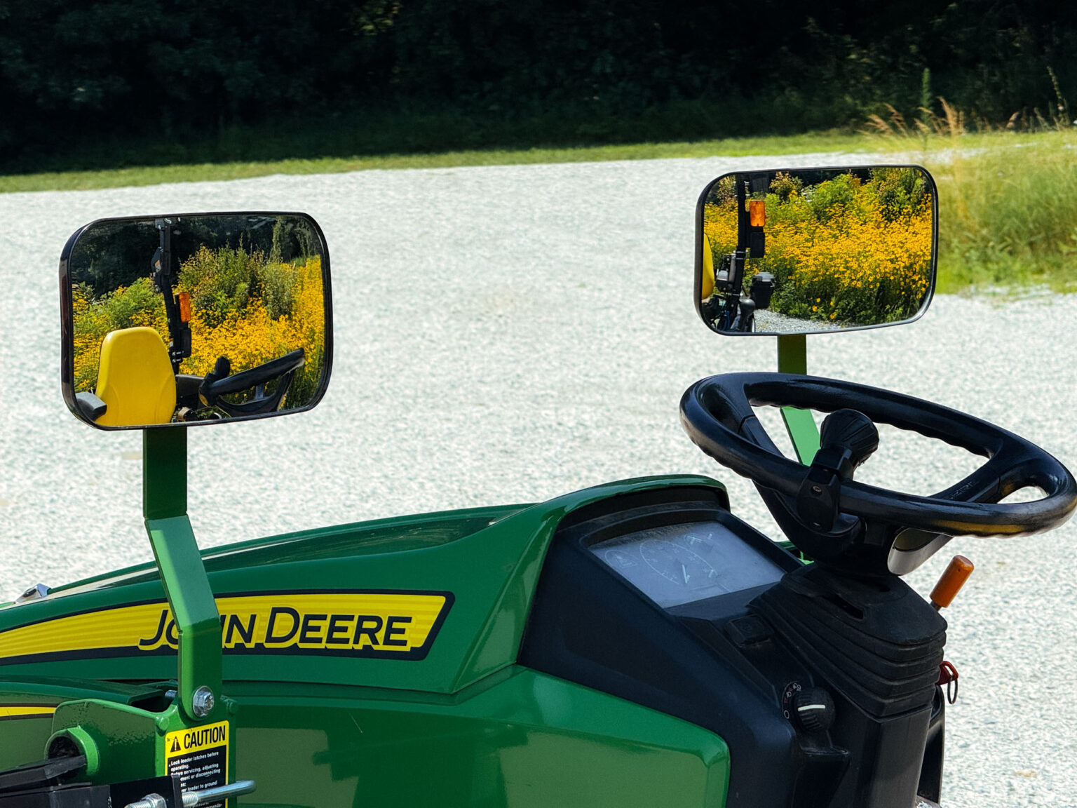 Mirror Mounting Bracket For John Deere Loaders (Bolt-On) | GWT
