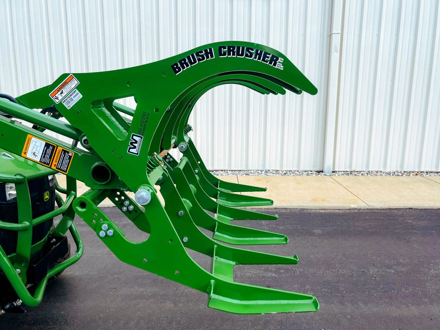 Tractor Grapple, No Hydraulics Required | Brush Crusher 4615