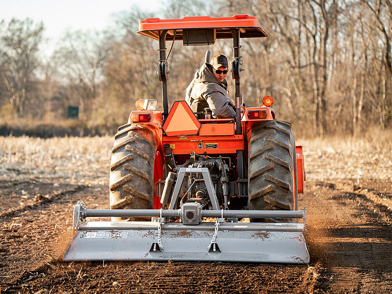 Medium Duty 3-Point Tiller for 25-50 hp Tractors | IronCraft UM