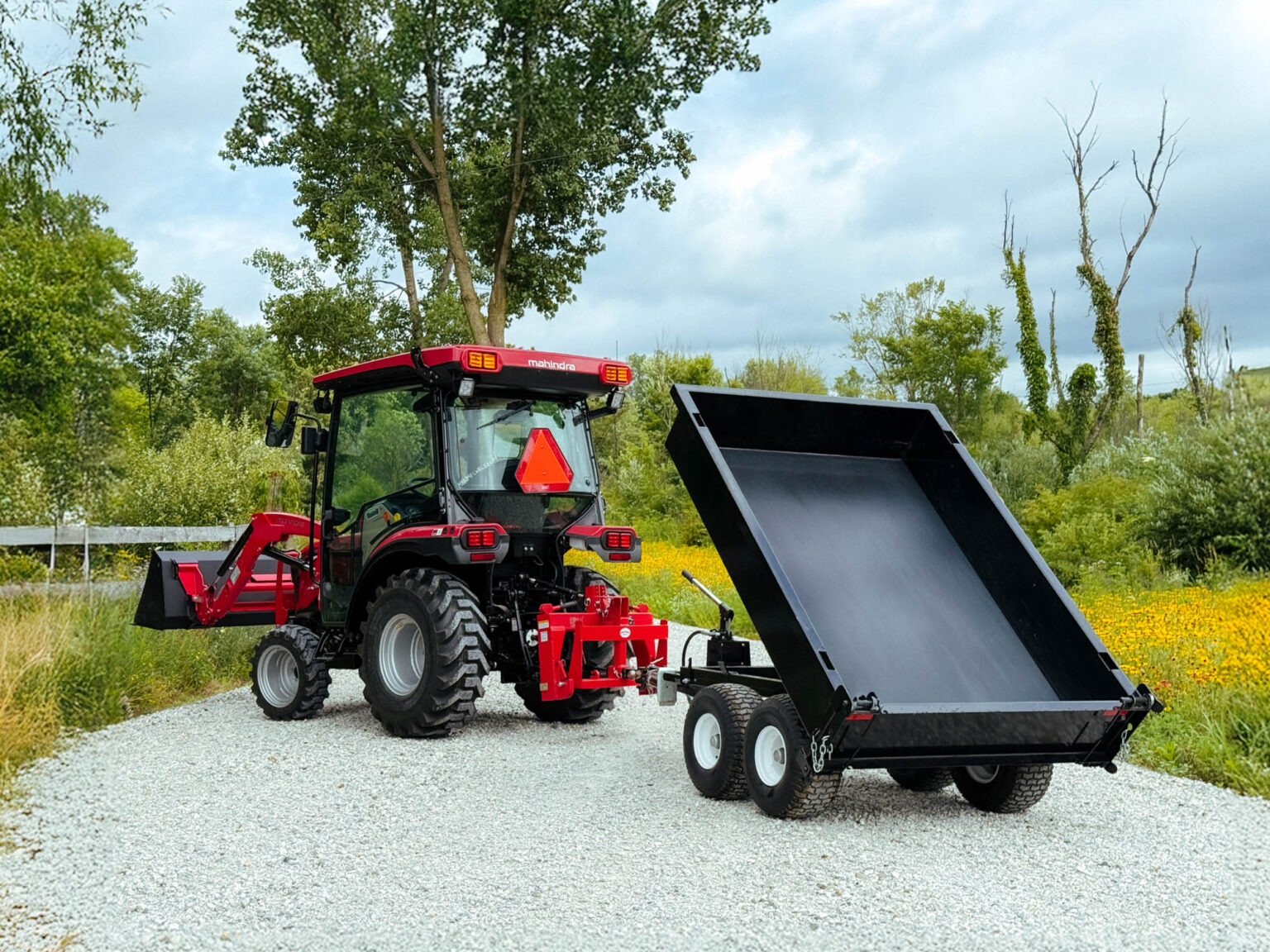 Hydraulic Dump Trailer For Tractors and UTV's | Built in USA!