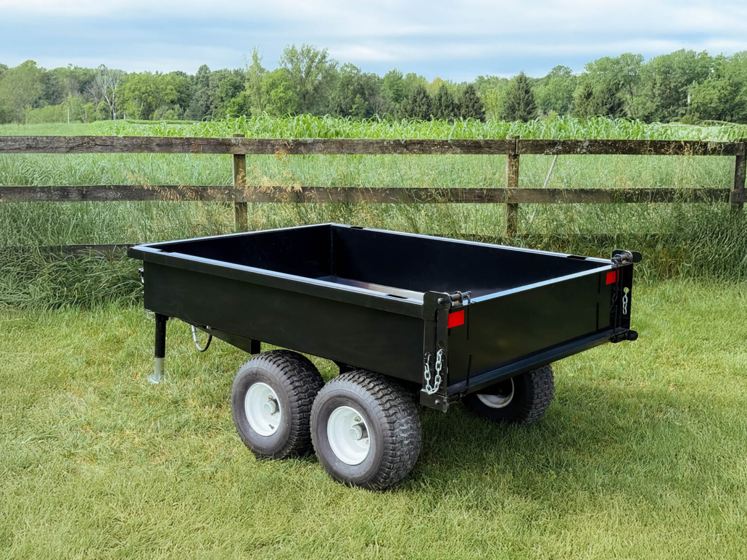 Hydraulic Dump Trailer For Tractors and UTV's | Built in USA!