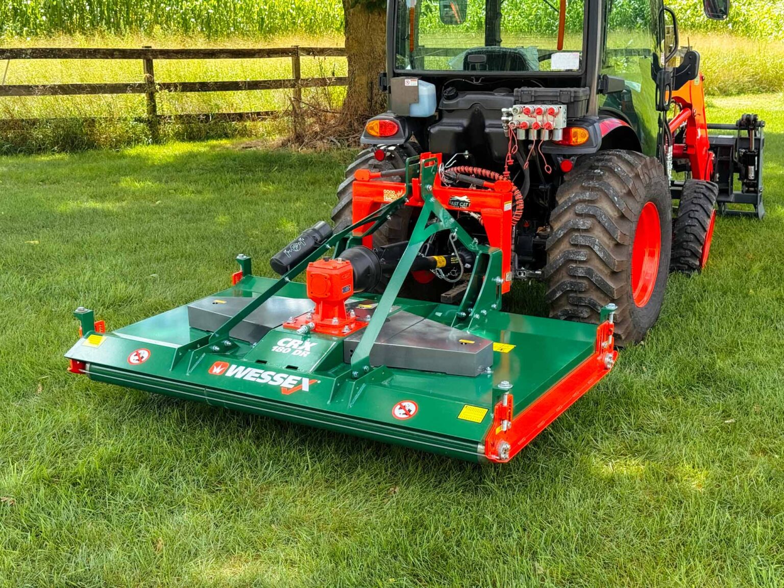 High-Precision 3-Point Finish Mower | Wessex CRX Double Roller