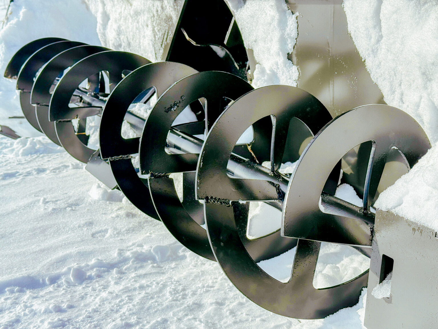 Loader-Mounted, Hydraulic Snow Blower | IronCraft Snow Cannon