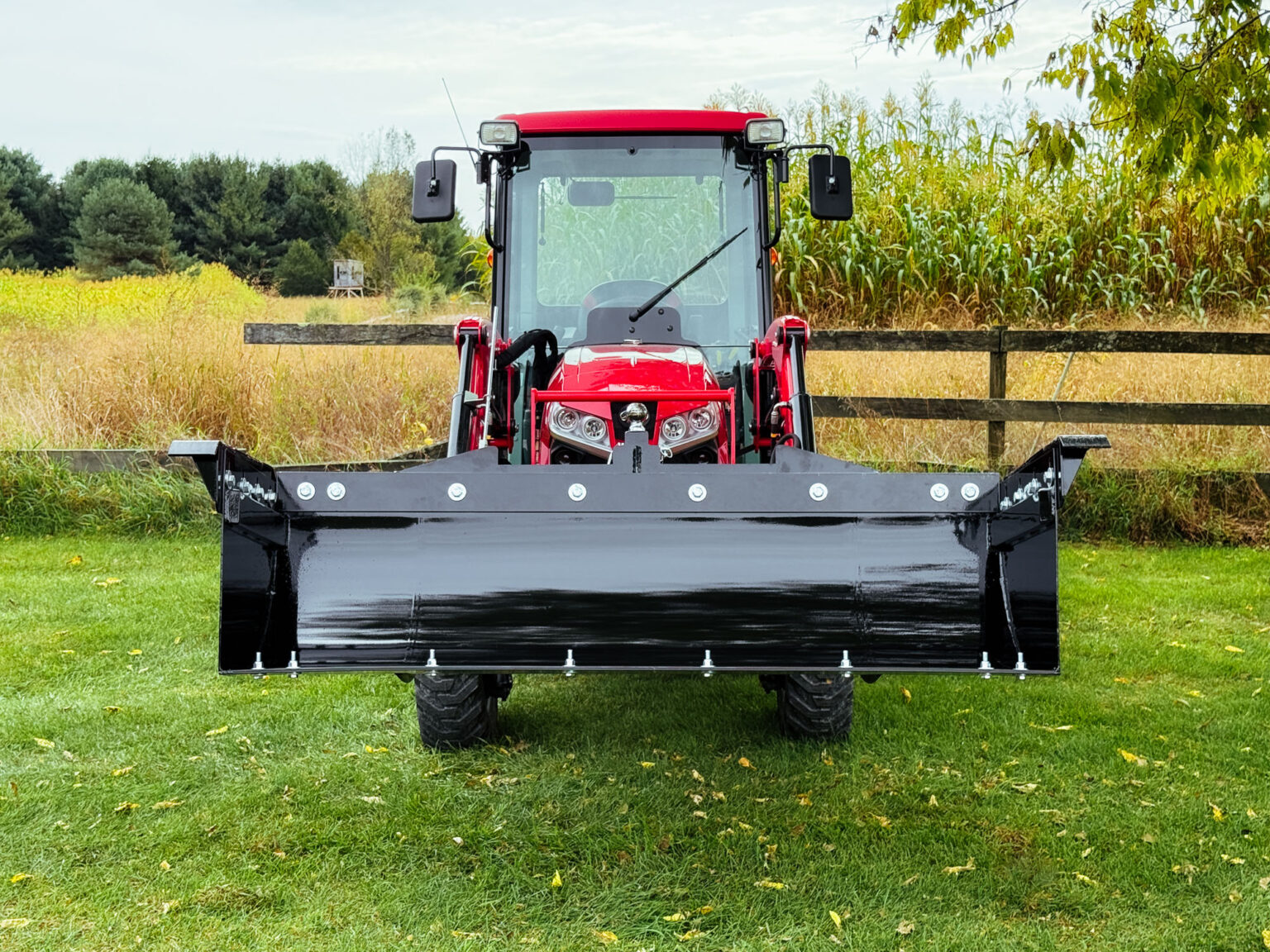 Combo Snow Pusher & Bucket for Tractors | GWT VersaPusher