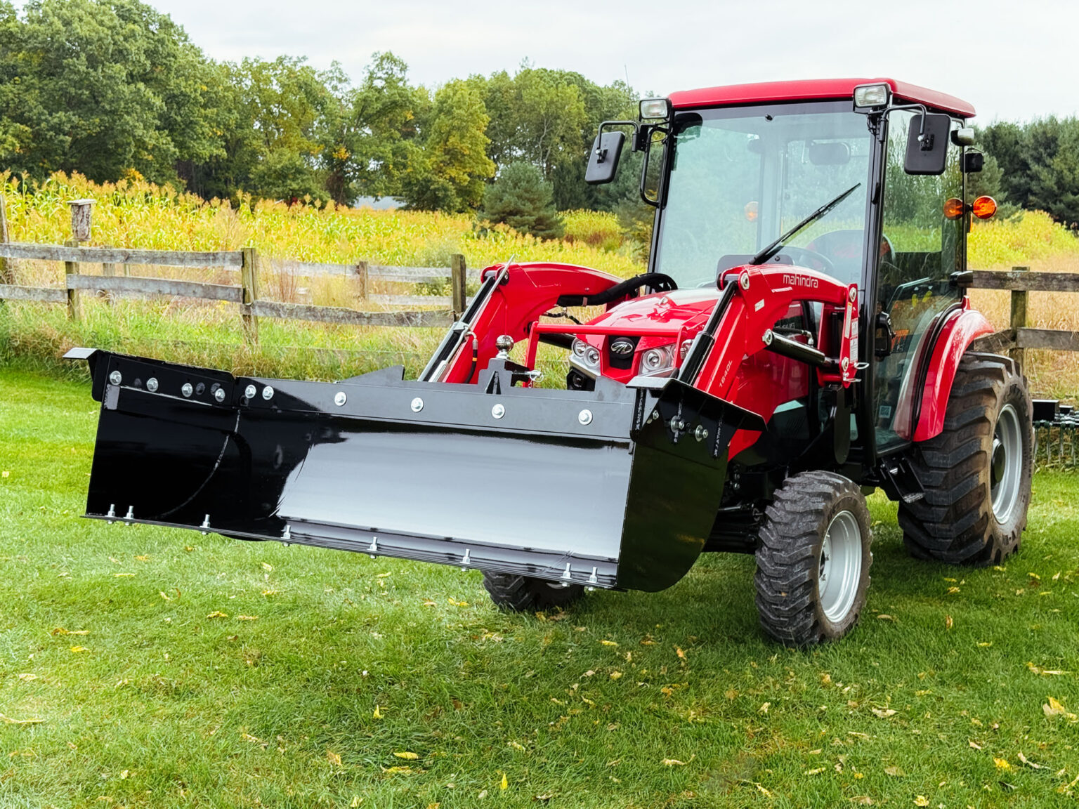 Combo Snow Pusher & Bucket for Tractors | GWT VersaPusher